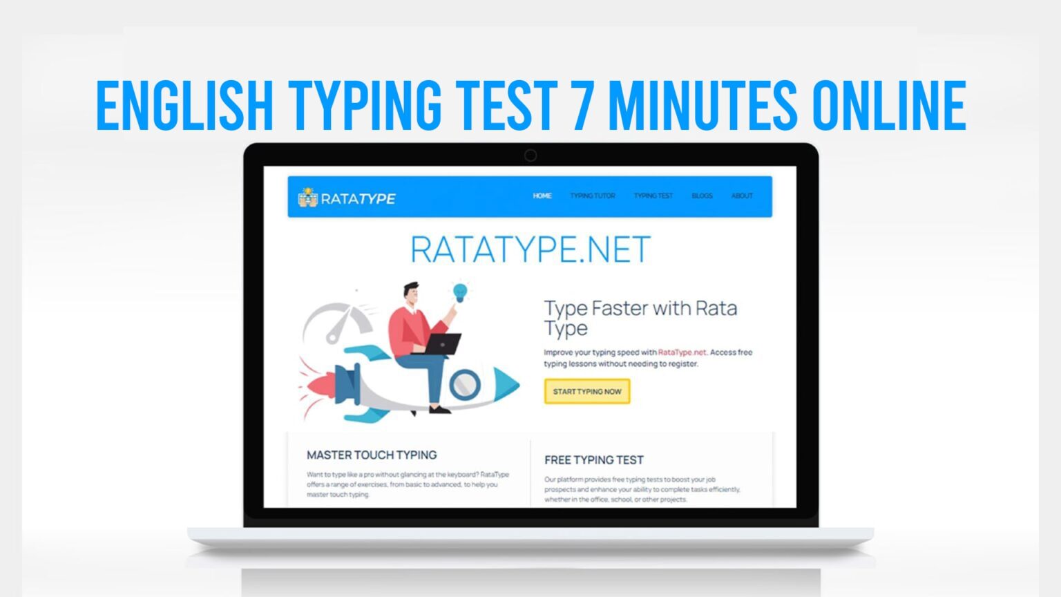 English Typing Test 7 Minutes Online - Ratatype