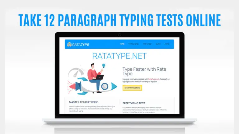 Take 12-paragraph typing Tests Online