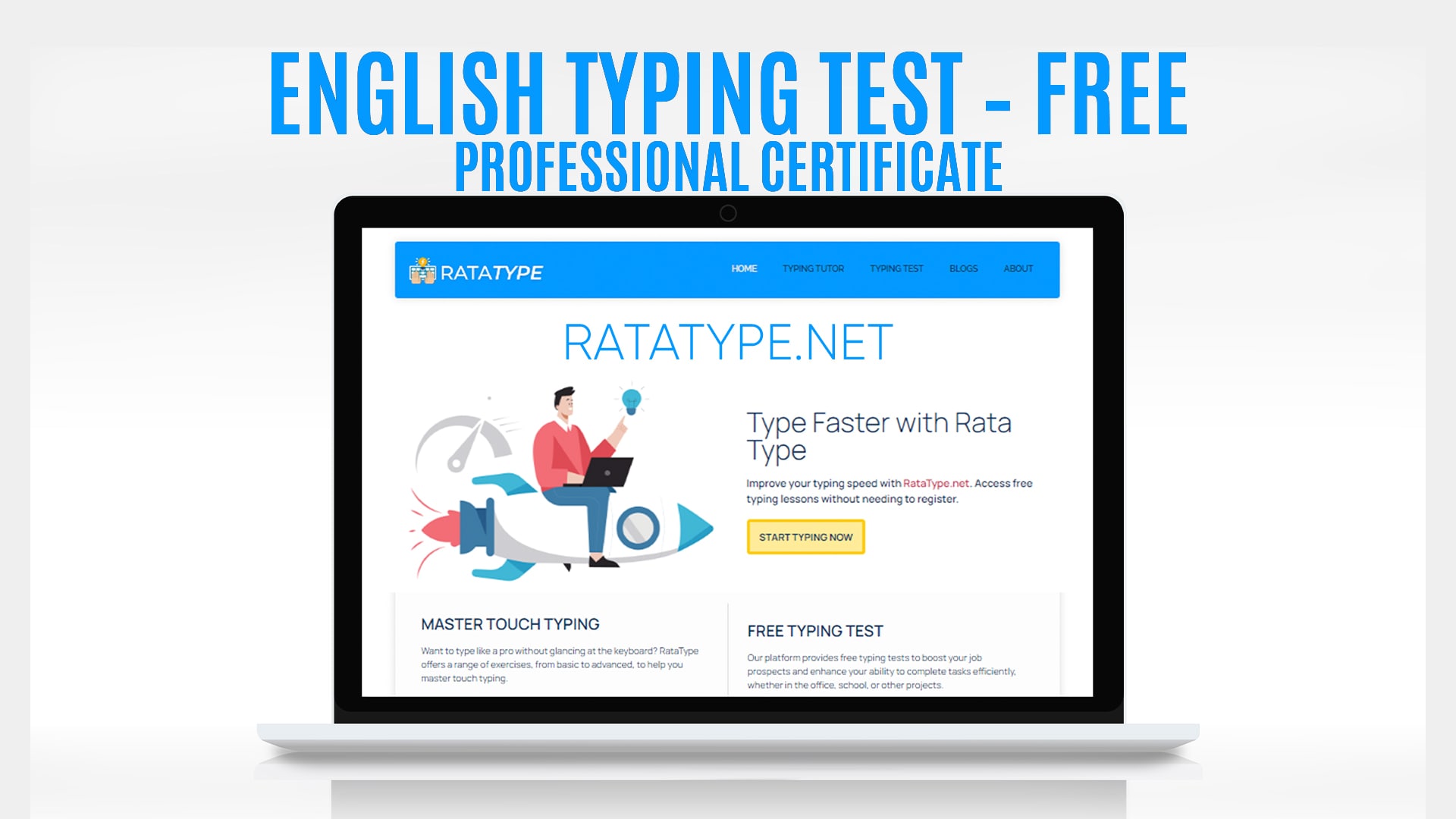 English Typing Test - Free Professional Certificate