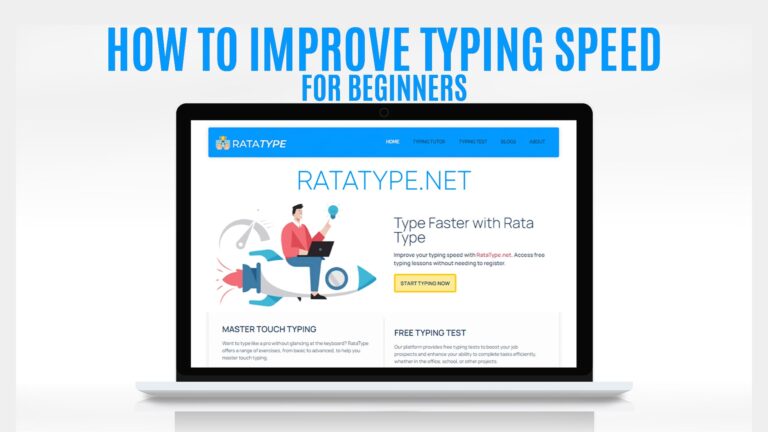 How to Improve Typing Speed for Beginners - Ratatype