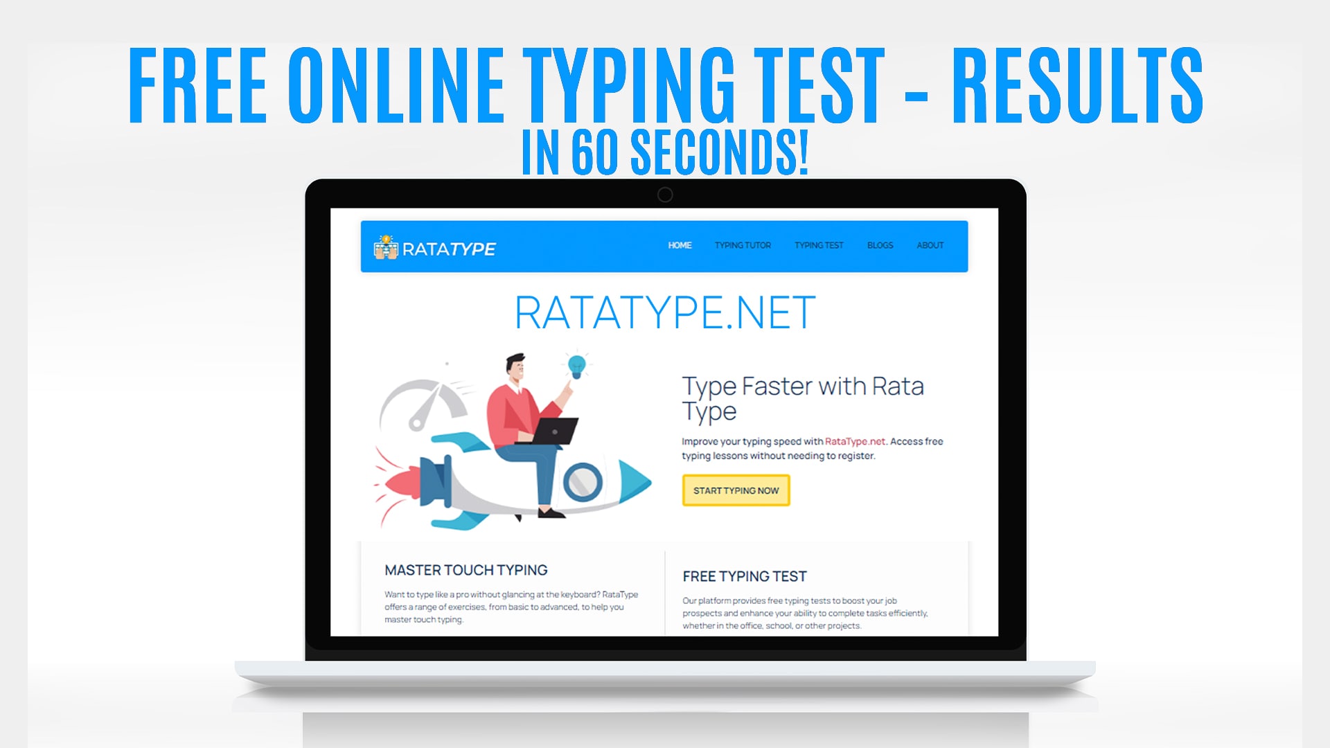 Free Online Typing Test - Results in 60 Seconds!