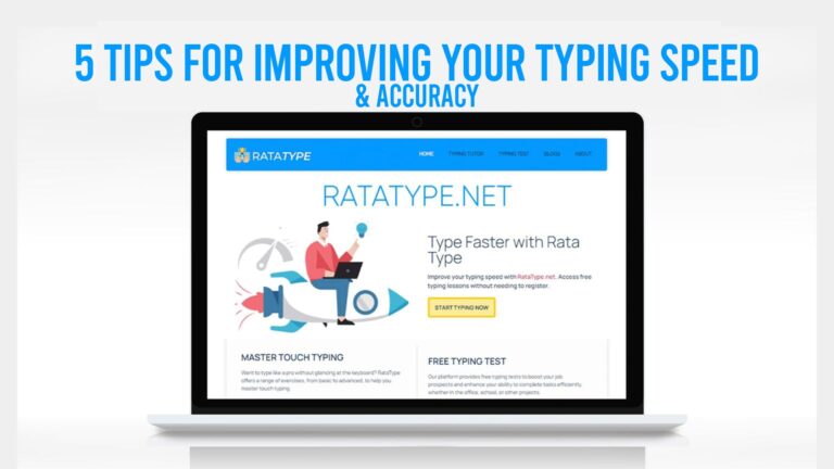 5 Tips for Improving your Typing Speed & Accuracy