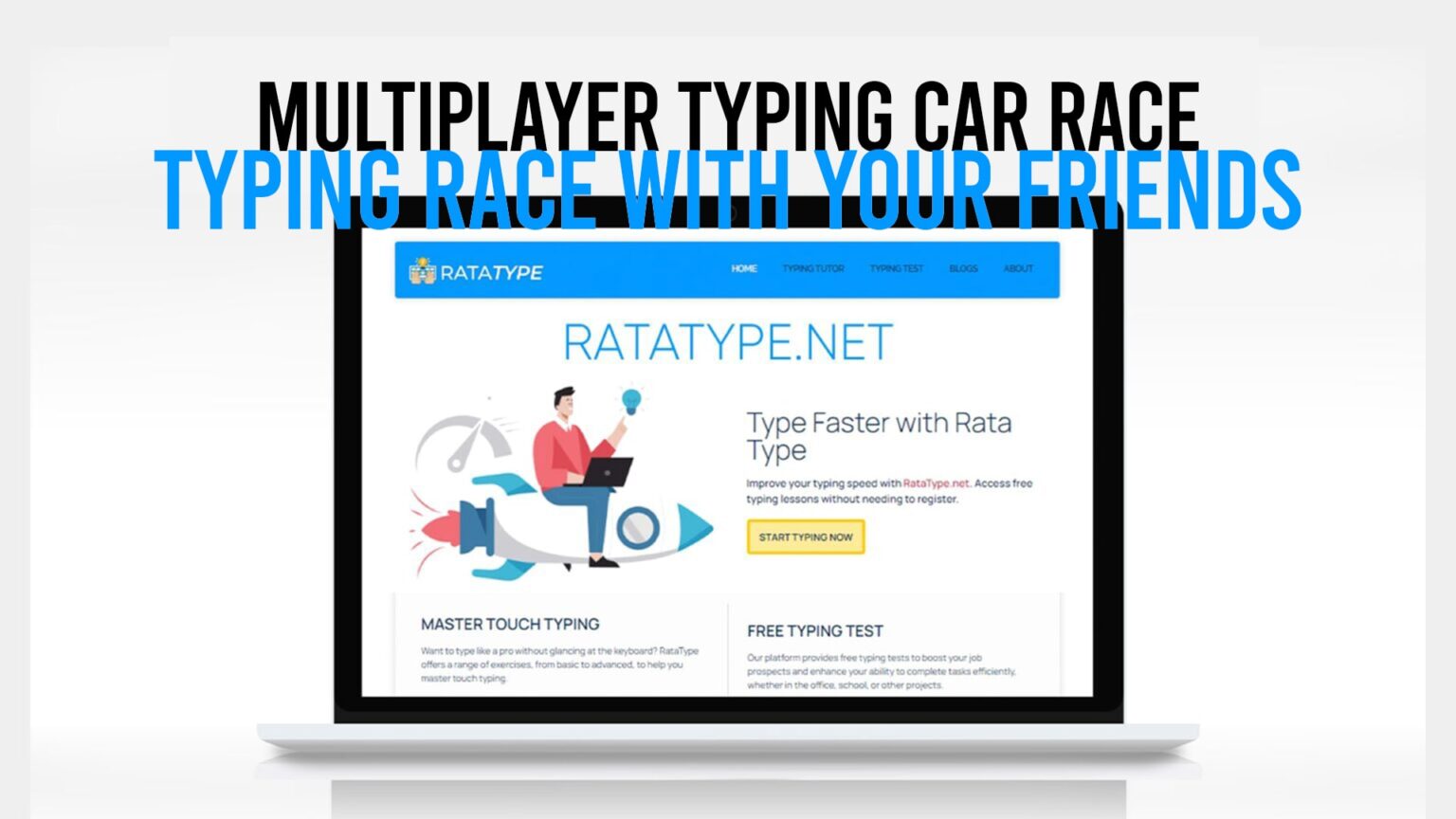 Multiplayer Typing Car Race - Typing Race with your Friends