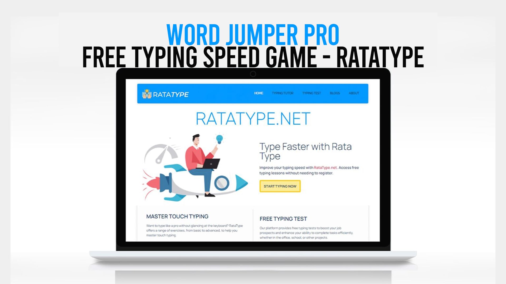 Word Jumper Pro - Free Typing Speed Game - Ratatype
